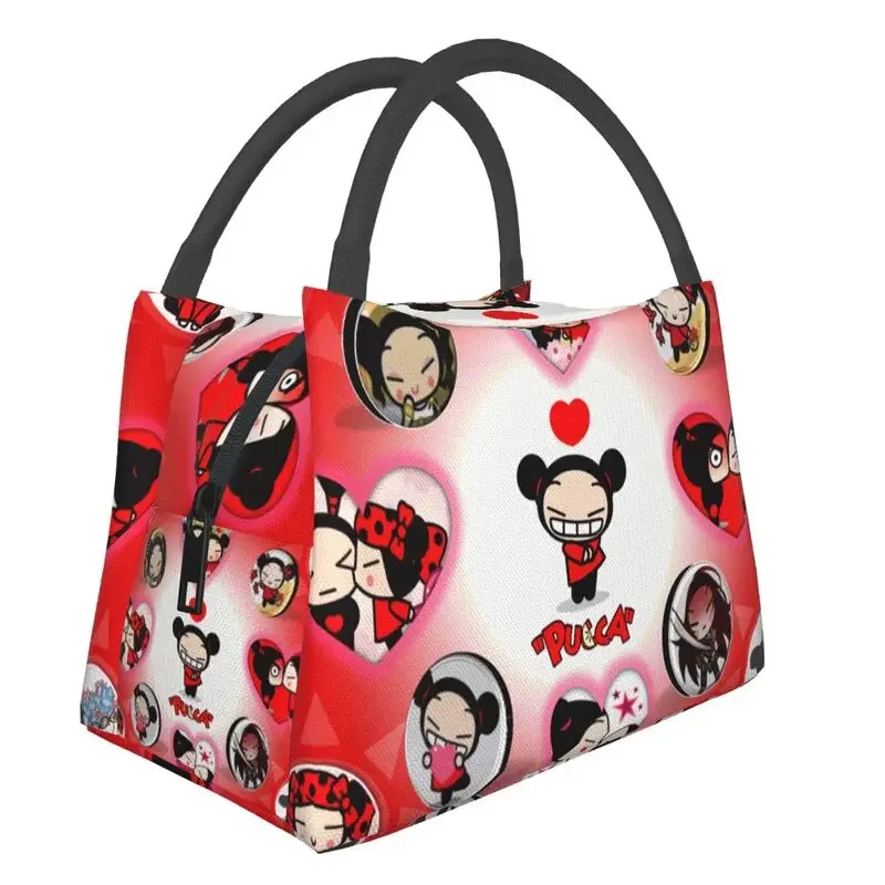 Cartoon-Character-Pucca-Insulated-Lunch-Bags-for-Camping-Travel-Anime ...
