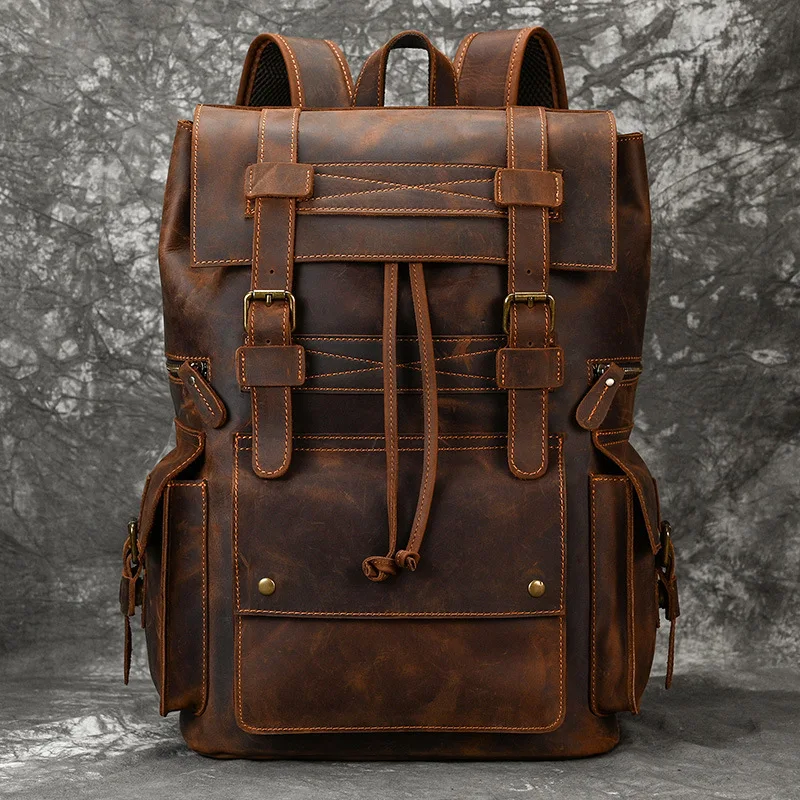 Luufan-Big-Capacity-Men-Backpack-Genuine-Leather-17-inch-Laptop ...