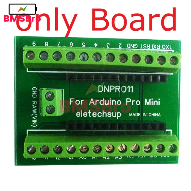 DIN Rail Mount Screw Terminal Block Adapter Module For Arduino Pro mini ...