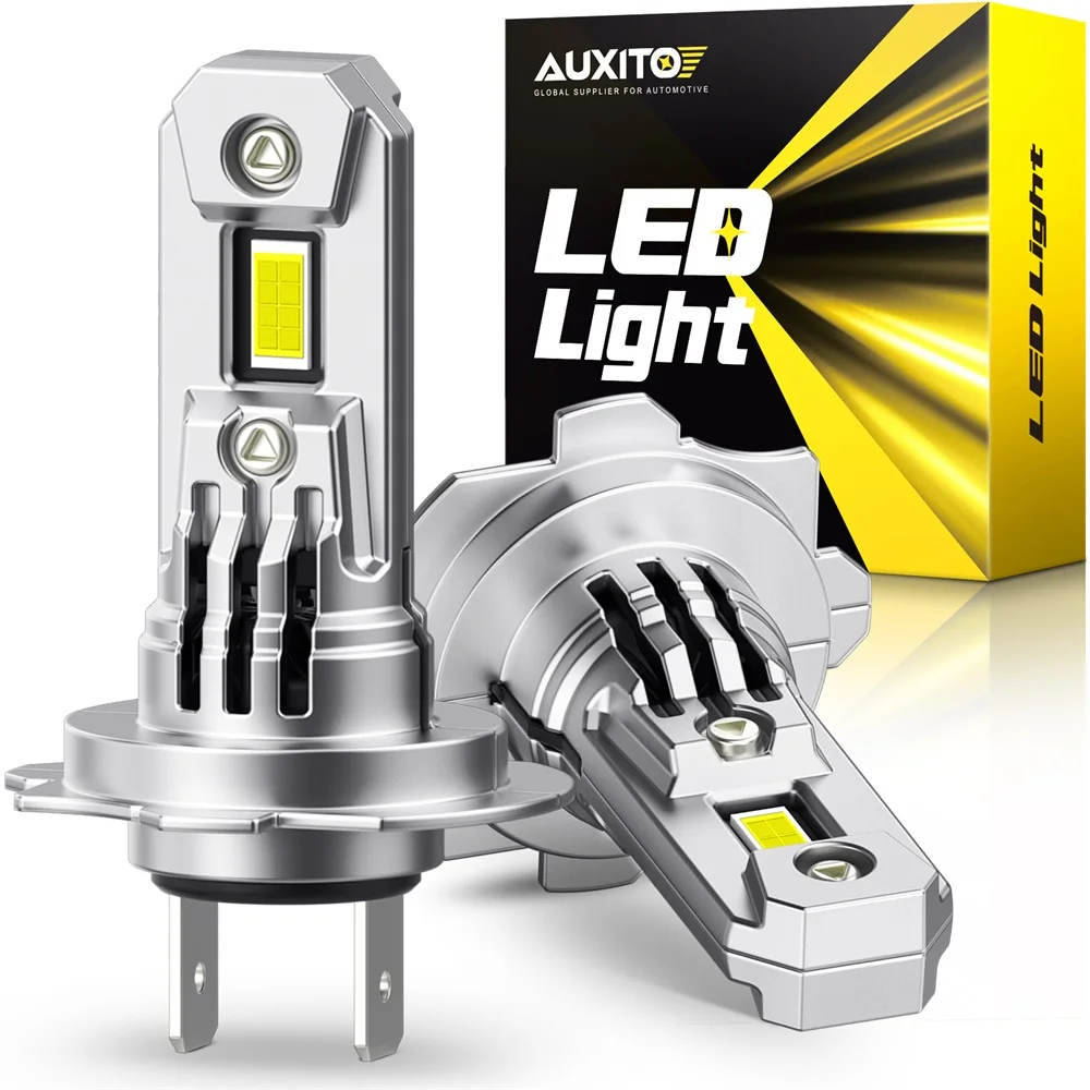 AUXITO-2X-H7-CSP-LED-Canbus-Headlight-Bulbs-Error-Free-20000LM-100W ...