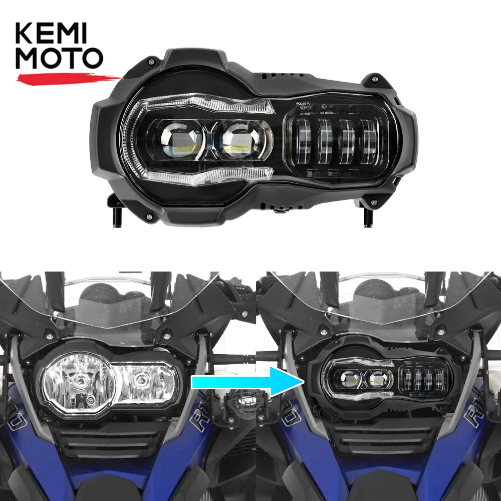 New-2013-2018-R1200GS-Motorcycle-LED-Front-Headlights-Assembly-for-BMW ...