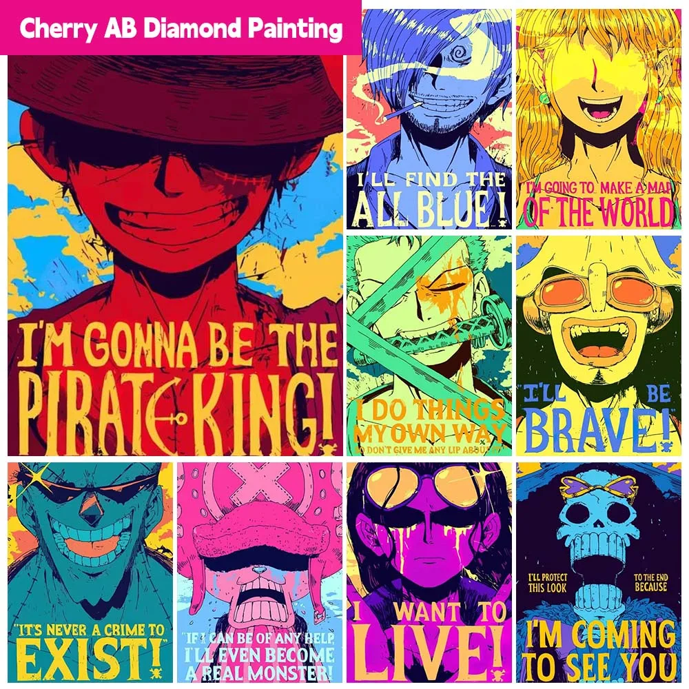 5D-DIY-AB-Diamond-Painting-Kit-Japanese-Anime-One-Piece-Luffy-Diamond ...