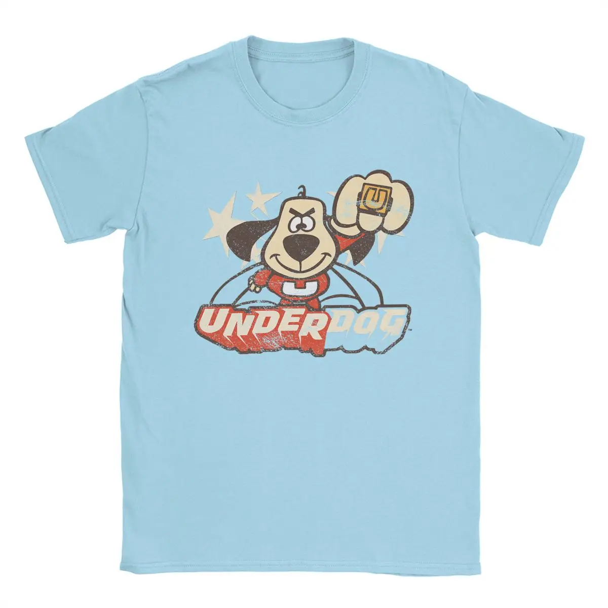 Vintage-Underdog-Flying-Logo-T-Shirt-Men-Crew-Neck-Cotton-T-Shirts ...