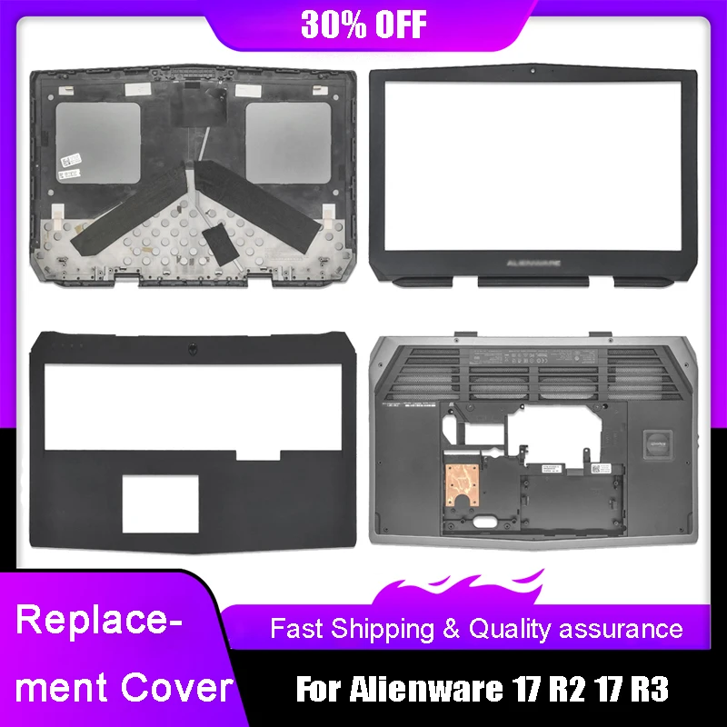Laptop-LCD-Back-Top-Cover-For-Dell-Alienware-17-R2-17-R3-Front-Bezel ...