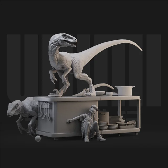 Velociraptor Jurassic Park Kitchen