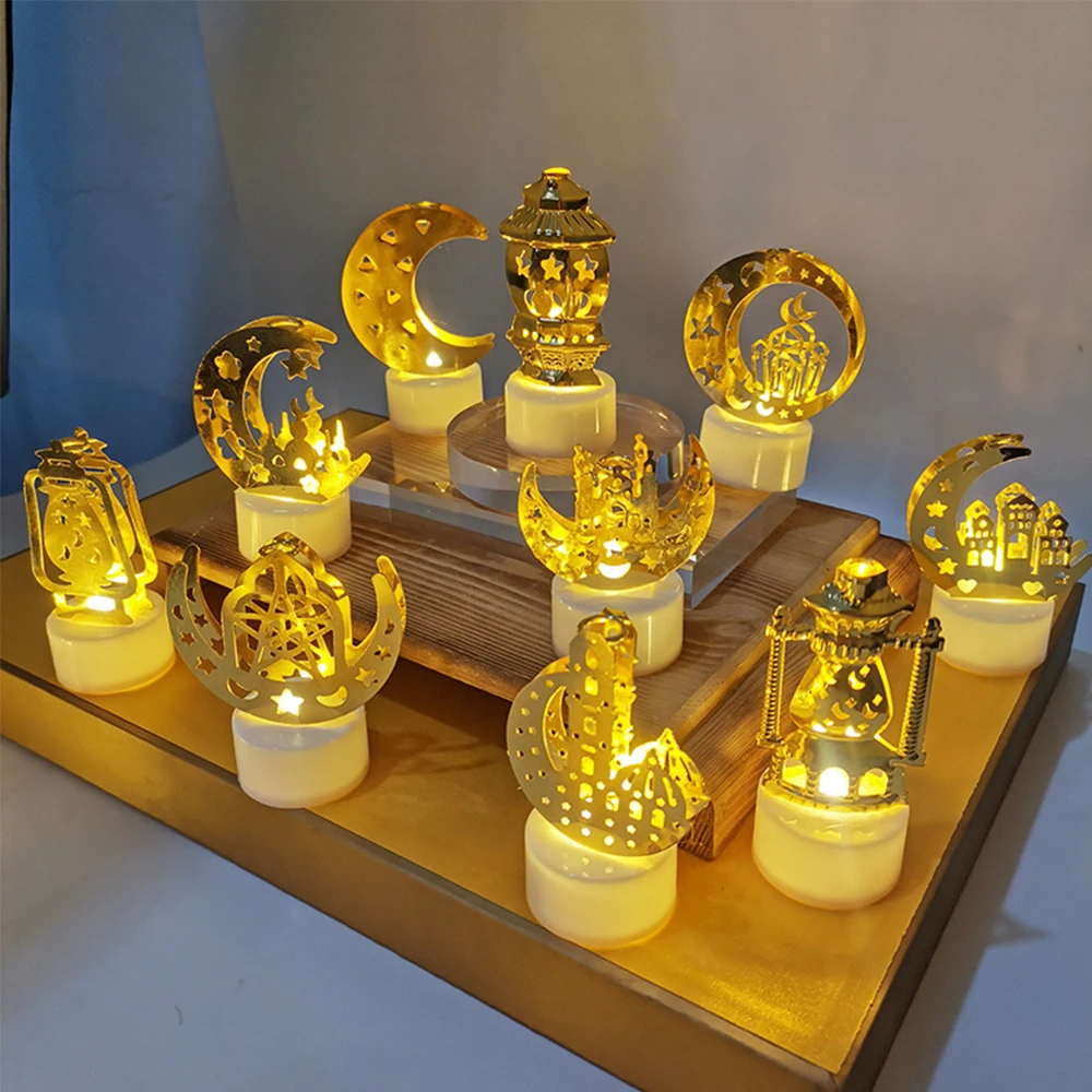 1PC-Eid-Mubarak-Candle-Led-Lights-Muslim-Ramadan-Kareem-Decoration-For ...