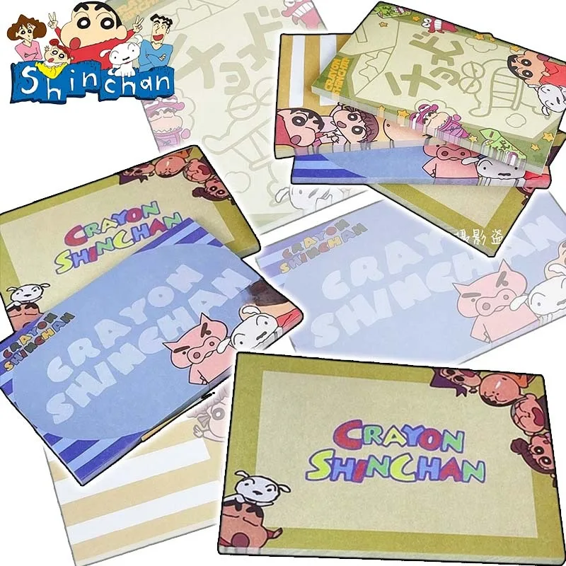 50-Sheets-Crayon-Shin-chan-Sticky-Notes-Reusable-8x12cm-Sticky-Notes ...