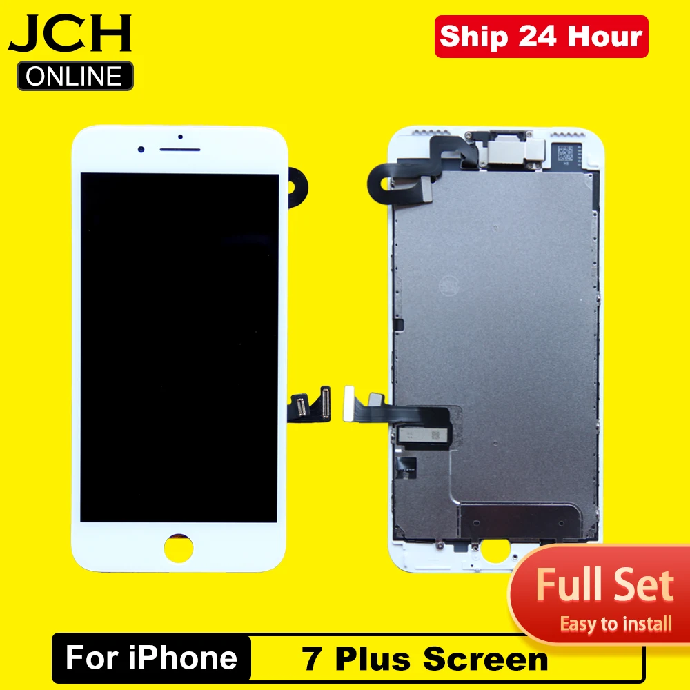 For iPhone 7 Plus Screen Replacement Full Set LCD Complete Display Assembly Touch Screen ...