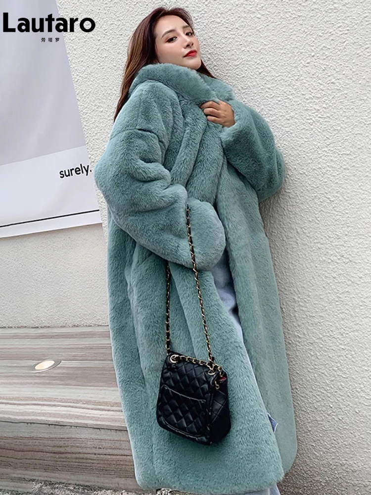 Lautaro-Winter-Long-Loose-Casual-Windproof-Soft-Thick-Warm-Fluffy-Green ...