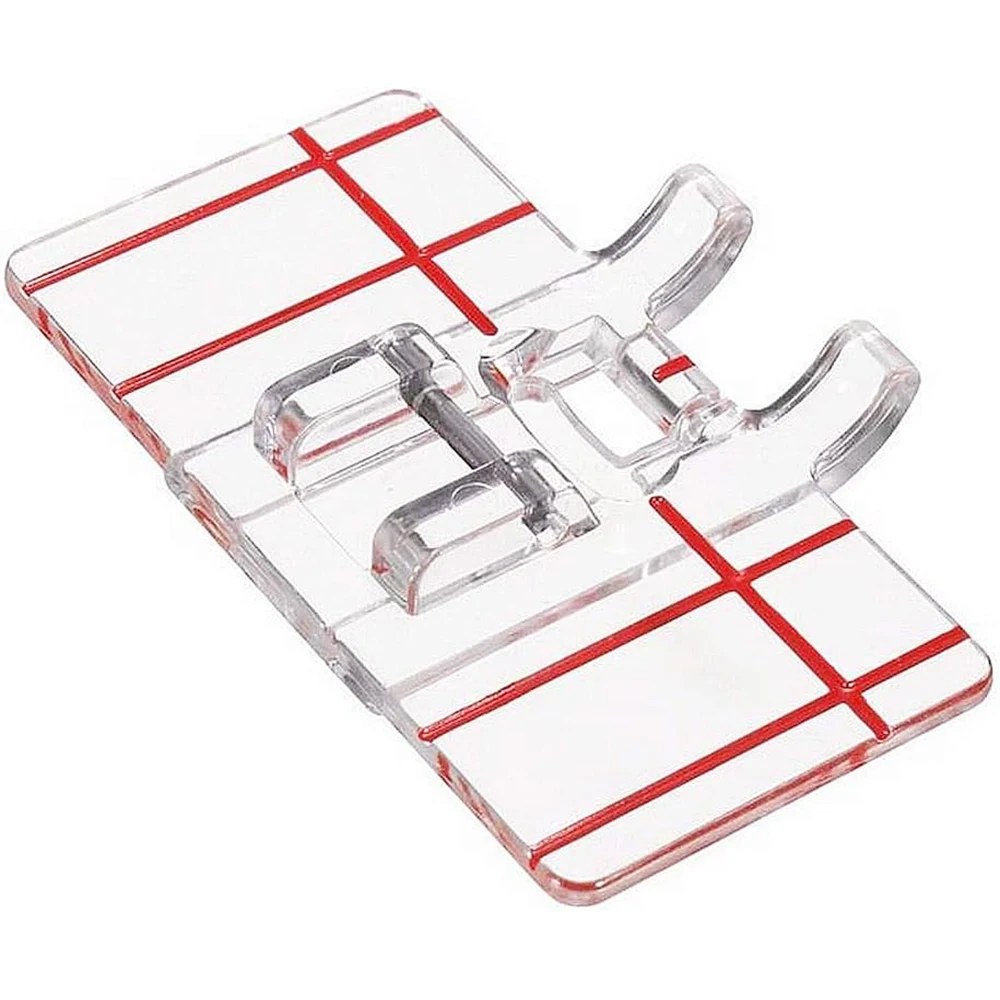 Plastic-Clear-Parallel-Stitch-Presser-Foot-Border-Guide-Foot-For-Singer ...