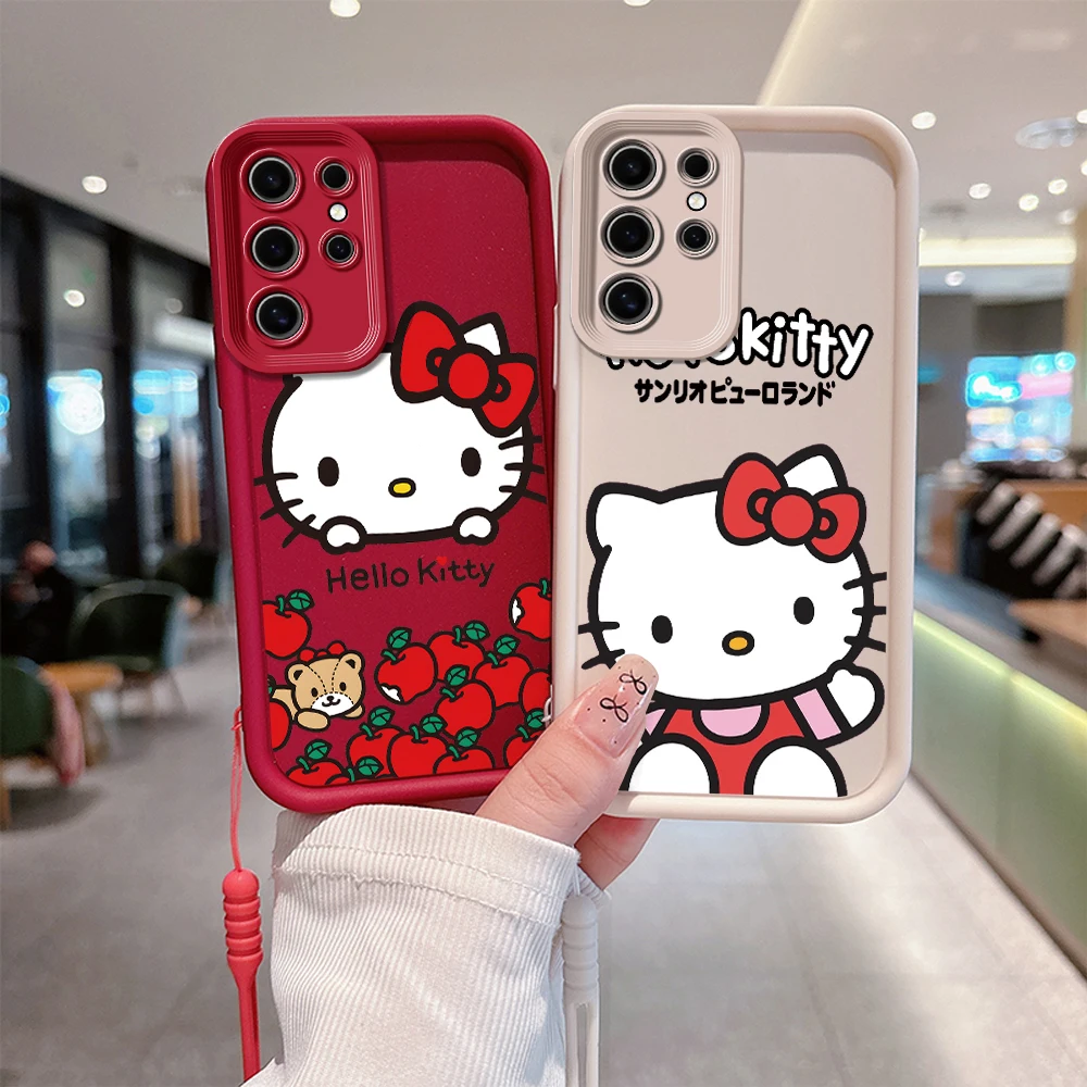 Cute-Hello-Kitty-Red-Phone-Case-For-Xiaomi-Redmi-9A-9C-10-10C-12-12C ...