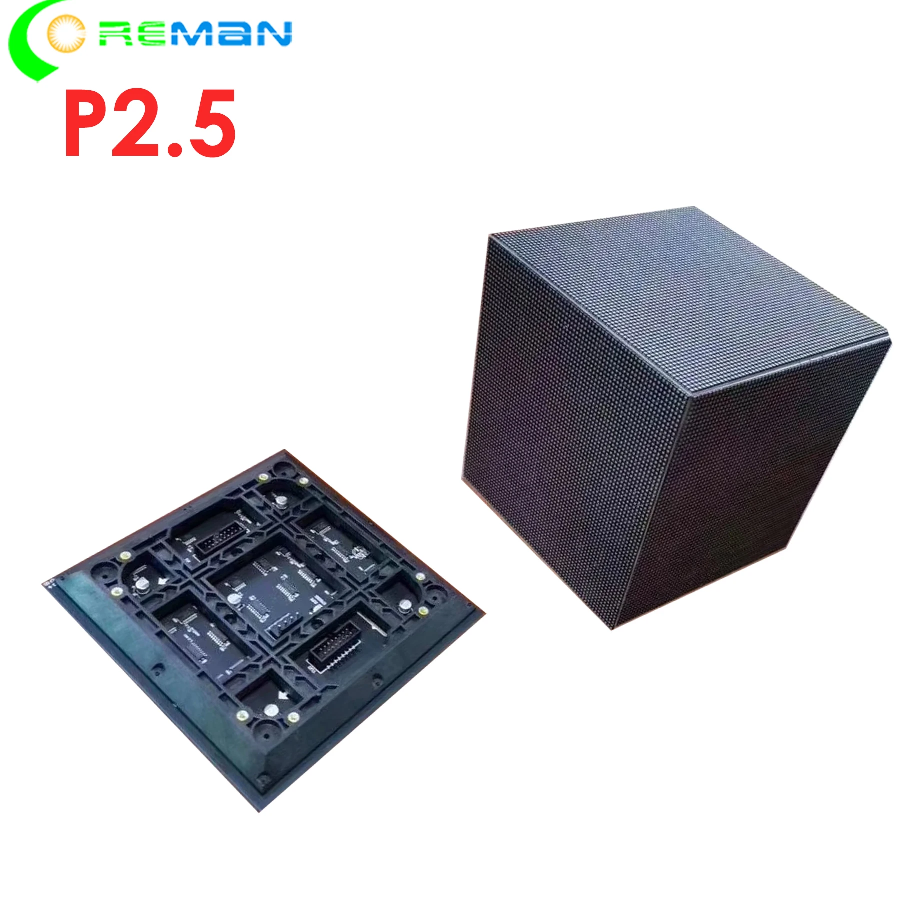 Indoor 45 degree led module p2.5 160x160mm 64x64 rgb led matrix for ...