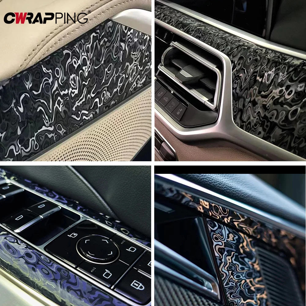Premium-Zwart-Koolstofvezel-Vinyl-Wrap-Stickers-voor-Auto-Body-Interne ...