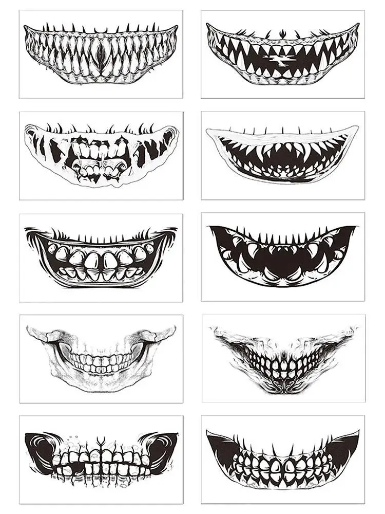 Scary Teeth Drawing