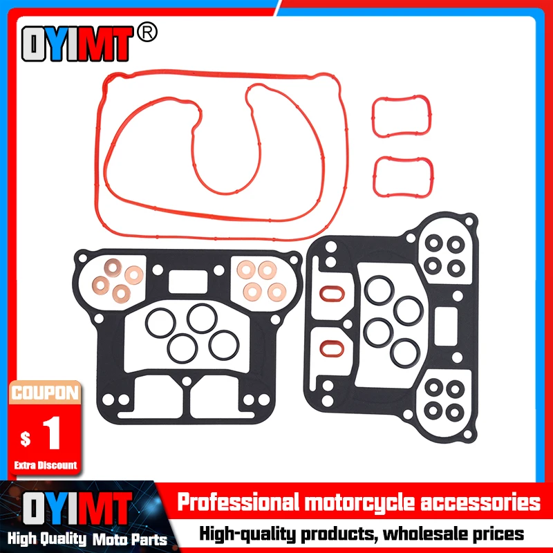 Motorcycle-Rocker-Box-Cover-Gasket-Twin-Cam-Kit-For-Harley-Sportster ...