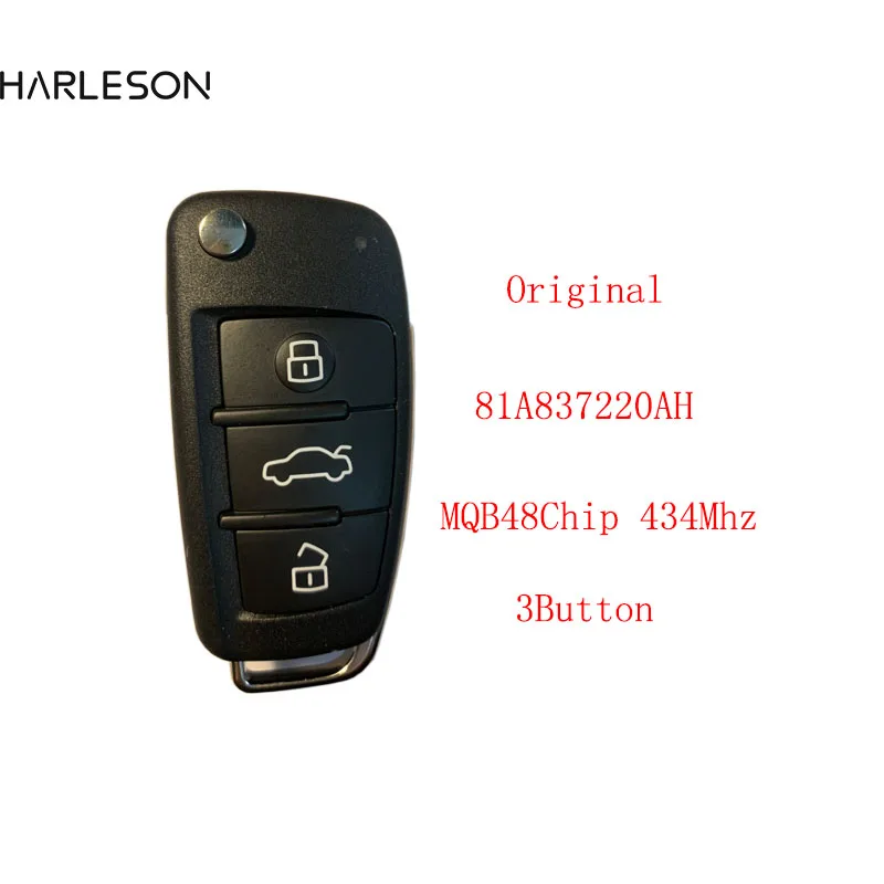 Original Keyless Go for Audi Q2 Q3 434MHz MQB48 Chip 81A837220AH 81A ...