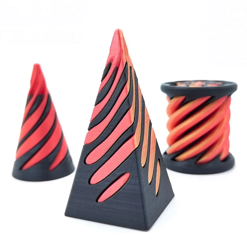 Impossible-Pyramid-Spiral-Cone-Toy-Thread-Illusion-Relaxation-Pass ...
