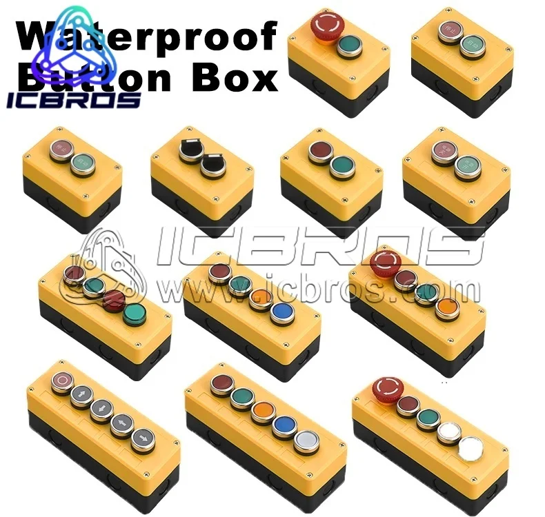 Waterproof-Button-Control-One-Two-Three-Four-Five-1-2-3-4-5-Plastic ...