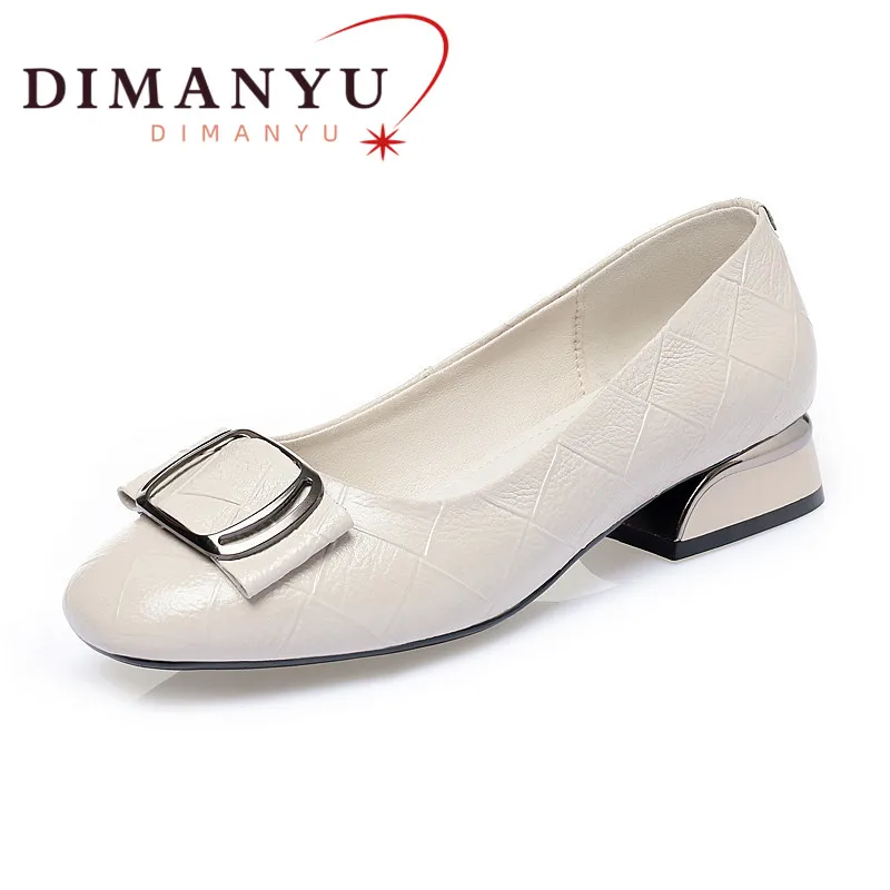 DIMANYU-Women-Formal-Shoes-2024-New-Genuine-Leather-Women-Shallow-Mouth ...