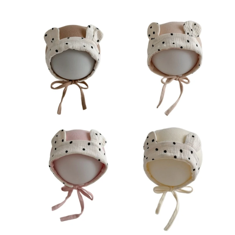 Spring-Autumn-Infant-Toddlers-Cotton-Fetal-Caps-with-Fashionable-Dot ...