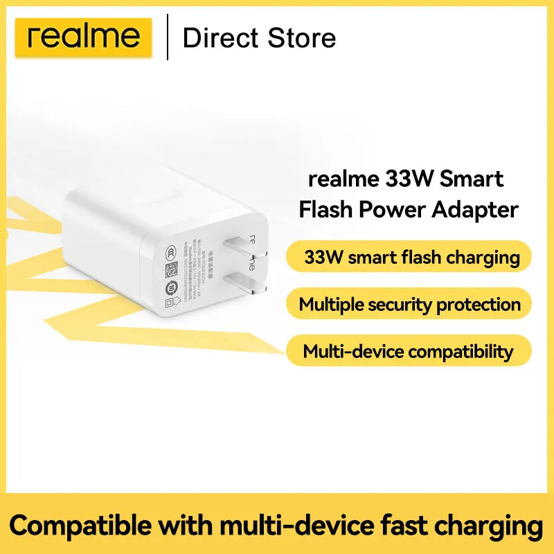 Realme-33w-SuperDart-Charger-Adapter-VCU-Chip-Type-C-Original-EU-UK-AU ...