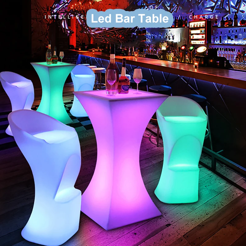 Outdoor-colorful-luminous-high-stools-LED-bar-table-tables-and-chairs ...