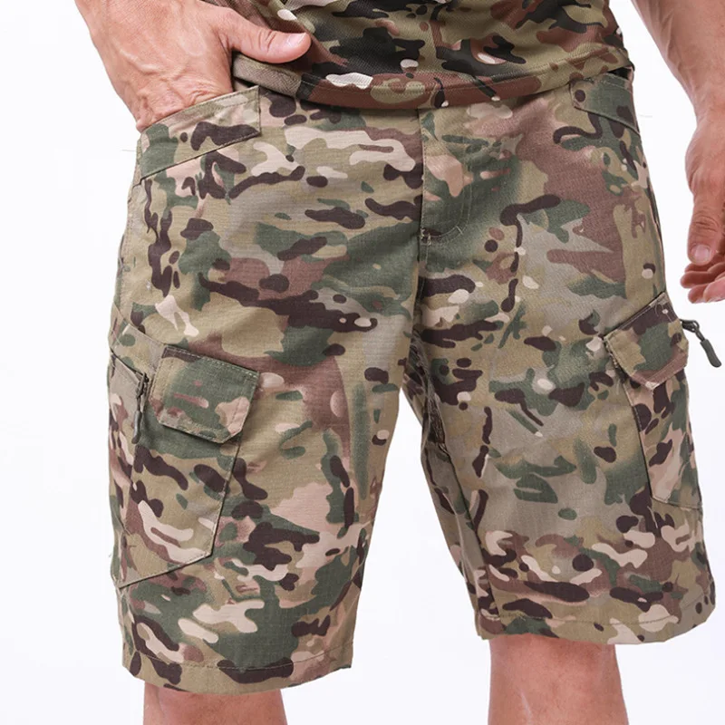 Outdoor-Tactical-Hiking-Shorts-Men-Waterproof-Military-Camouflage-Multi ...