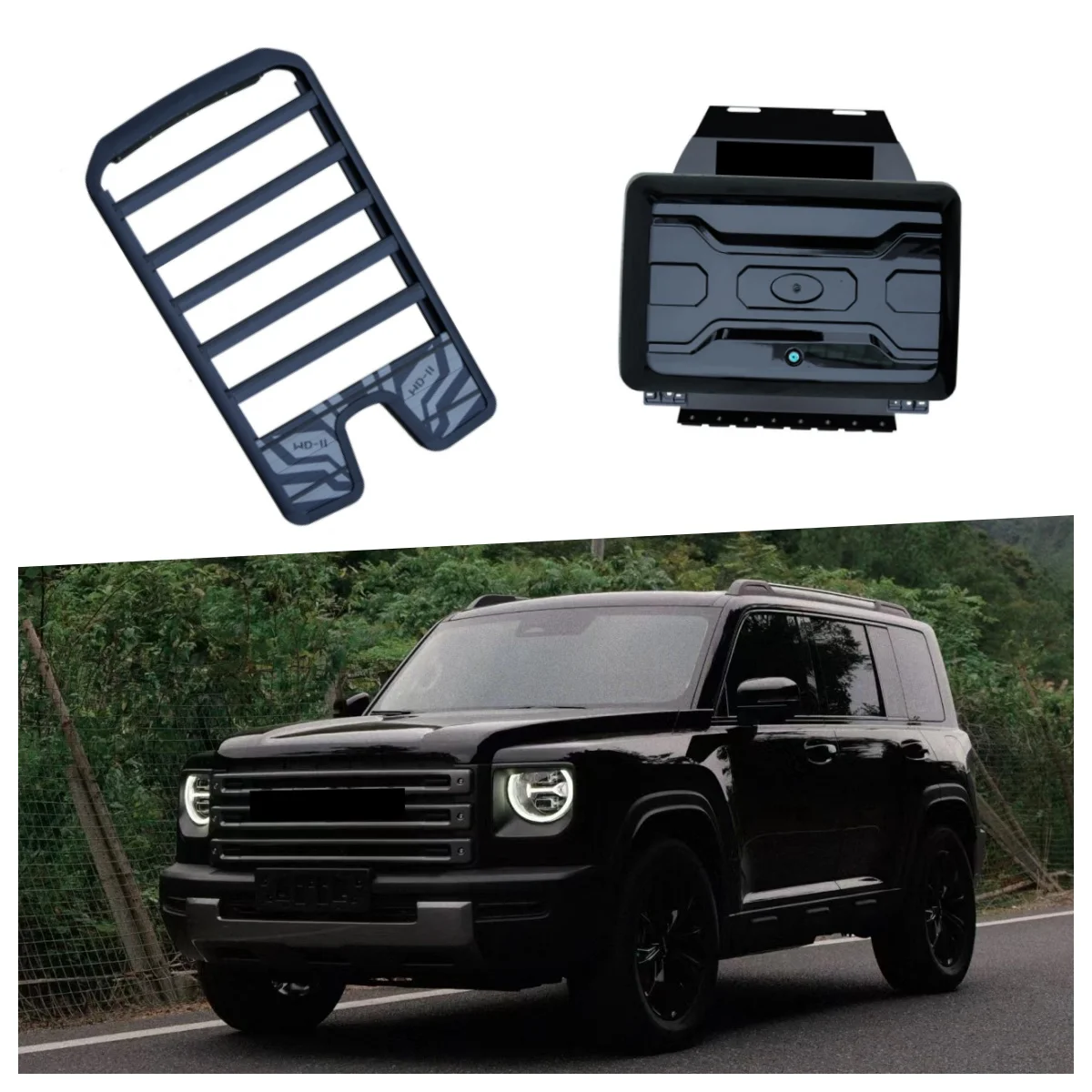 Roof-Rack-Basket-Cargo-Side-Mounted-Gear-Box-Tool-Box-for-HAVAL-Raptor ...