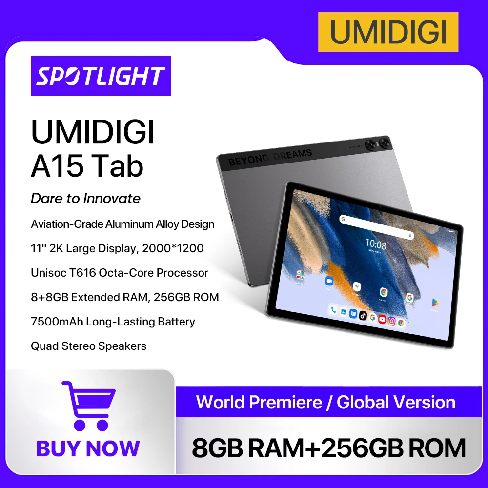 World-Premiere-UMIDIGI-A15-Tab-Android-13-Smart-tablet-8-8GB-RAM-256GB ...