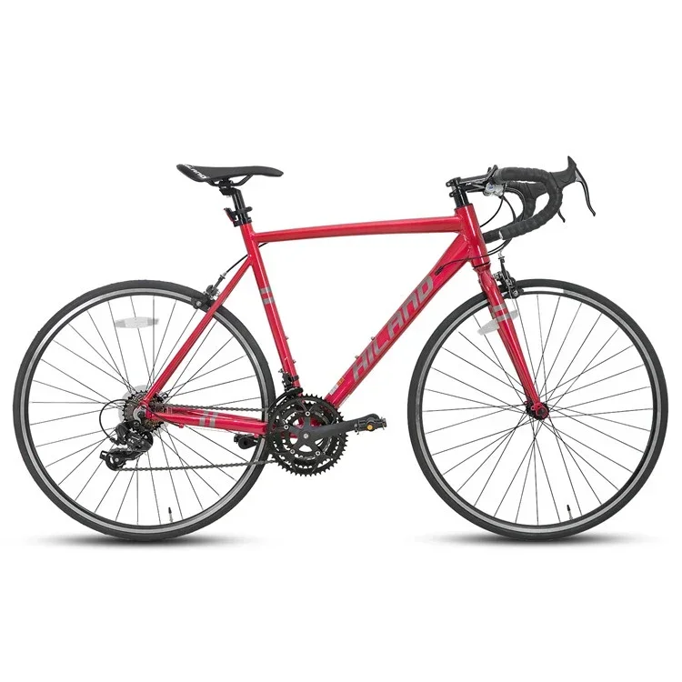 Bicycle-Manufacturer-Red-700C-21-Speed-Aluminum-Alloy-6061-Bicycle-Race ...