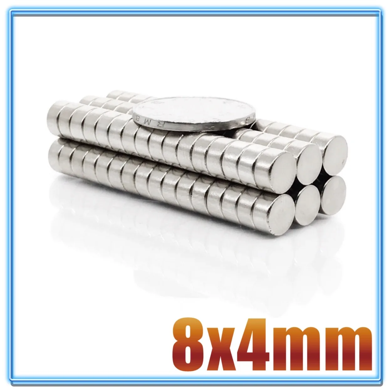 2-2000Pcs-8x4-Neodymium-Magnet-8mm-x-4mm-N35-NdFeB-Round-Super-Powerful ...