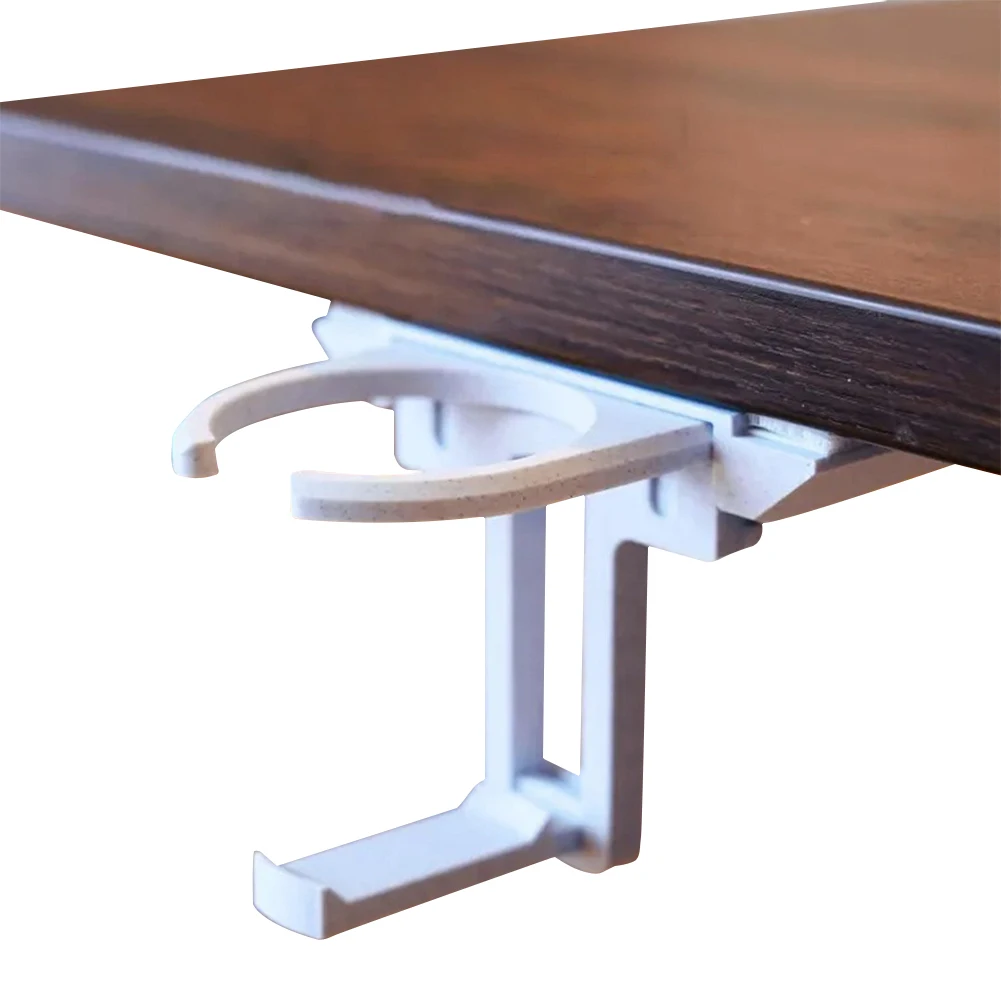 Fold Out Under-Table Cup Rack with Claw Design Water Bottle Holders ...