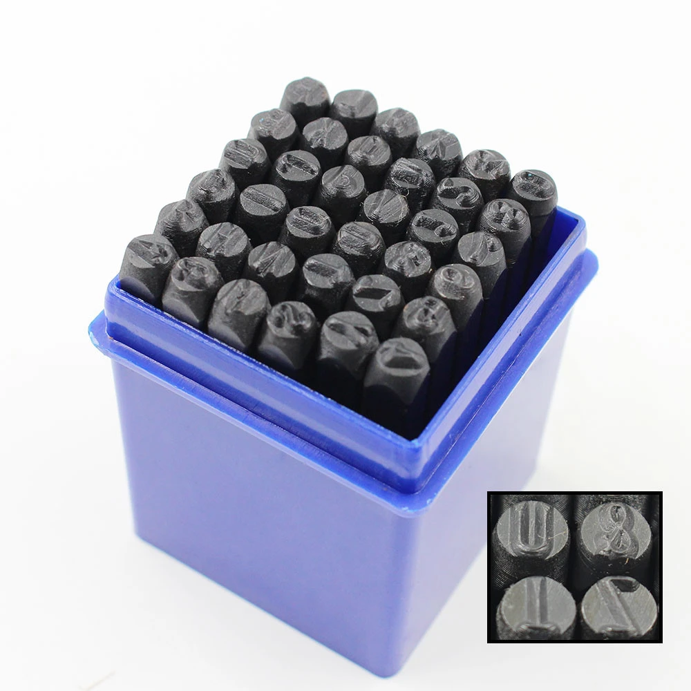 3mm Steel Stamp Letter Number Punch Set | Metal Stamping Letters ...