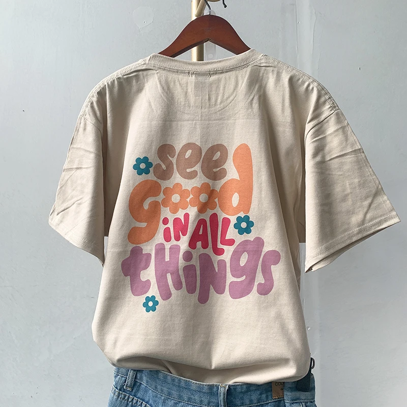 Summer-Back-Letter-Print-Oversized-Vacation-T-Shirt-Retro-Vsco ...