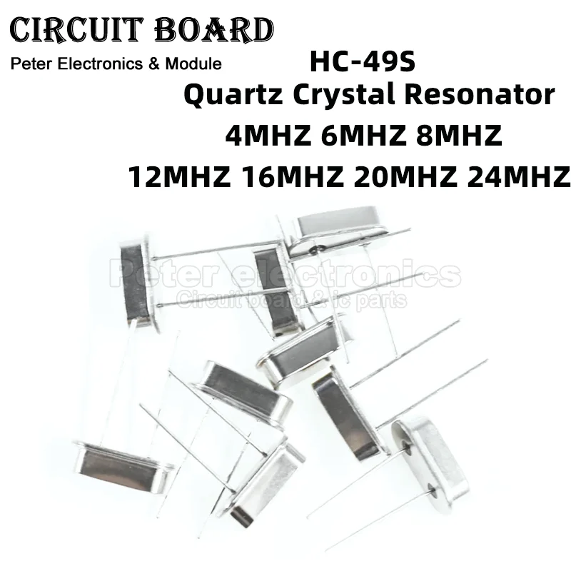 10PCS-4Mhz-6Mhz-8Mhz-12Mhz-16Mhz-20Mhz-24Mhz-32-768K-32-768K-Quartz ...