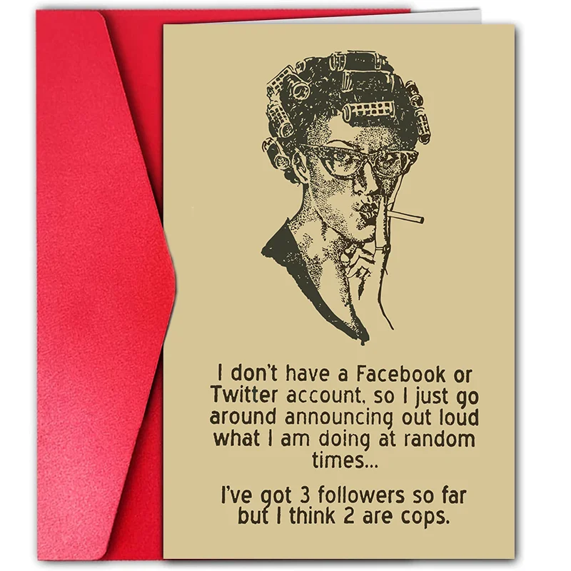 1-pc-Humorous-funny-note-card-greeting-card-blank-inside-fun-and ...