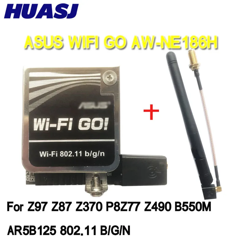 Tarjeta Wifi Go AW NE186H AR5B125 802,11 b/g/n para Asus Z97 Z87 Z370 ...