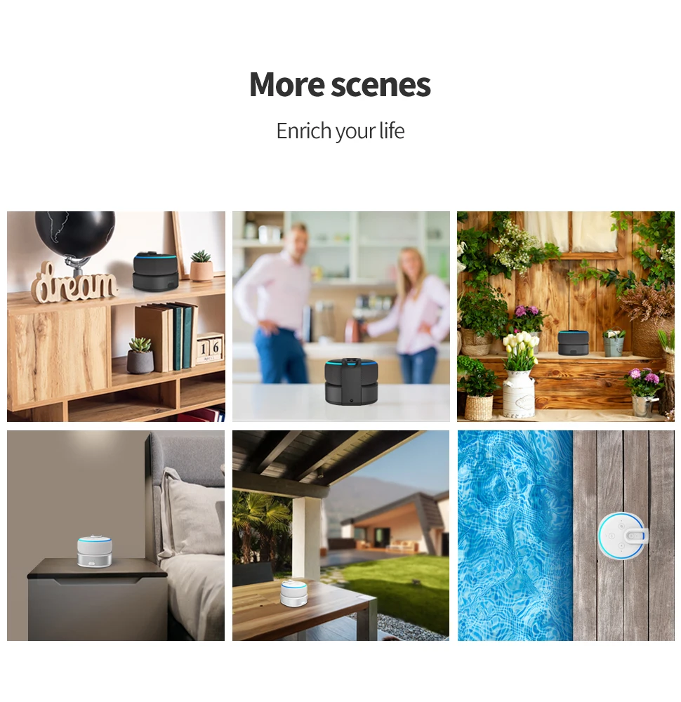 10000mah Battery Base Echo Dot 3 Rd Gen Battery Pack Portable Charger ...