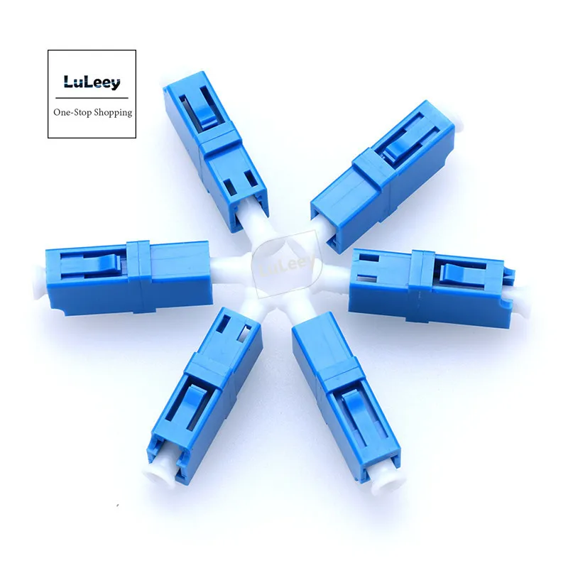100PCS Simplex LC LC Coupler Fiber Optical Connector Coupling Ceramic ...
