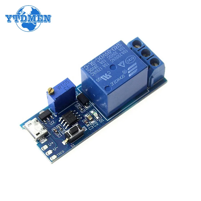 5V-30V-Wide-Voltage-Trigger-Delay-Relay-Module-Timer-Delay-Conduction ...