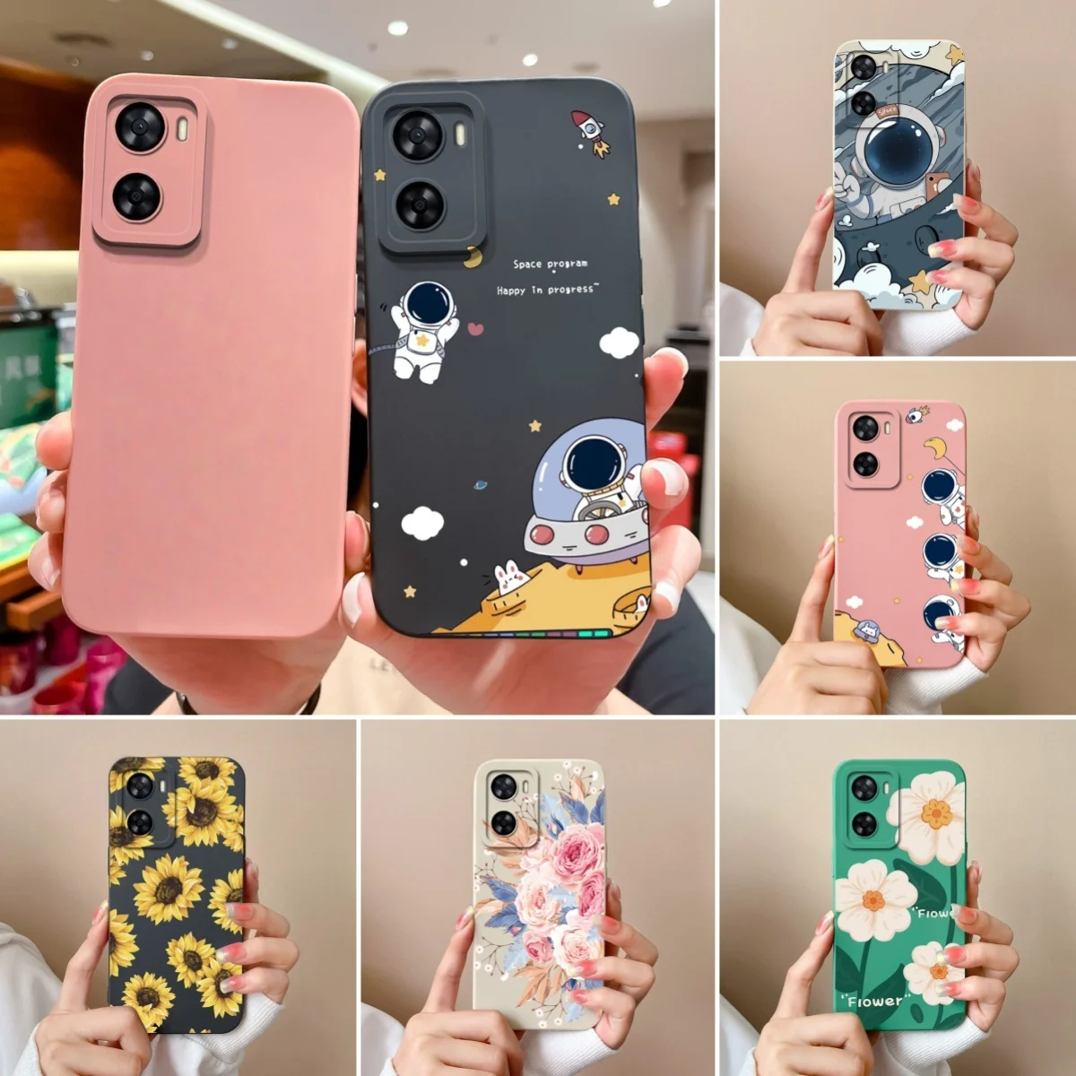 For One Plus Nord N20SE N300 Case Fun Astronaut Phone Back Cover For 1 ...