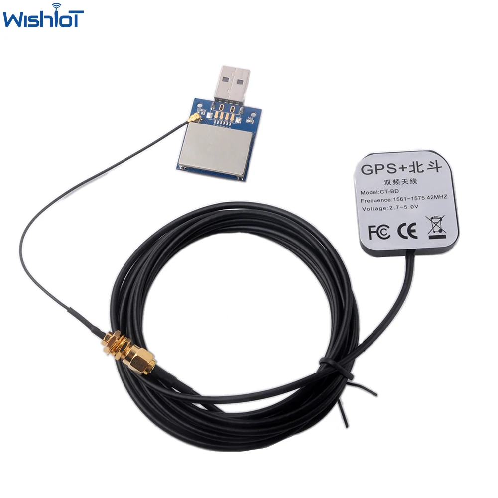 USB GPS Module U-8 Chip Support GLONASS Beidou GPS Built in Flash ...