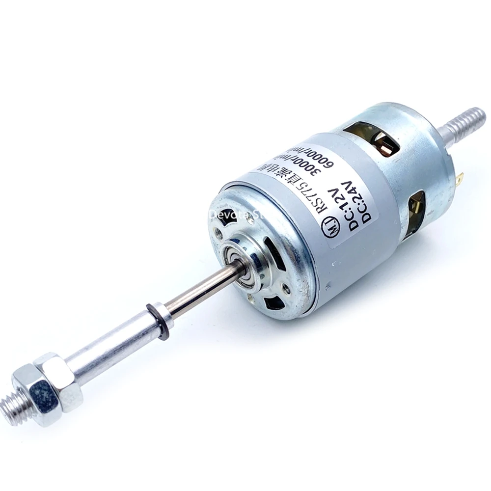 Long-Shaft-Thread-Screw-775-DC-Motor-12V24V-Universal-Torque-Low-Noise ...