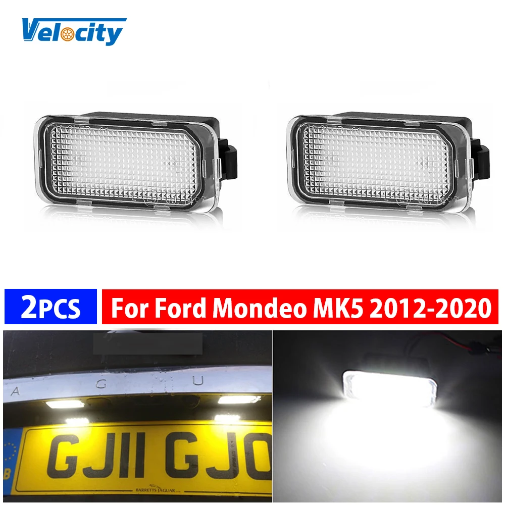 2Pcs-License-Number-Plate-Light-For-Ford-Mondeo-MK5-2012-2020-Lamps-Car ...