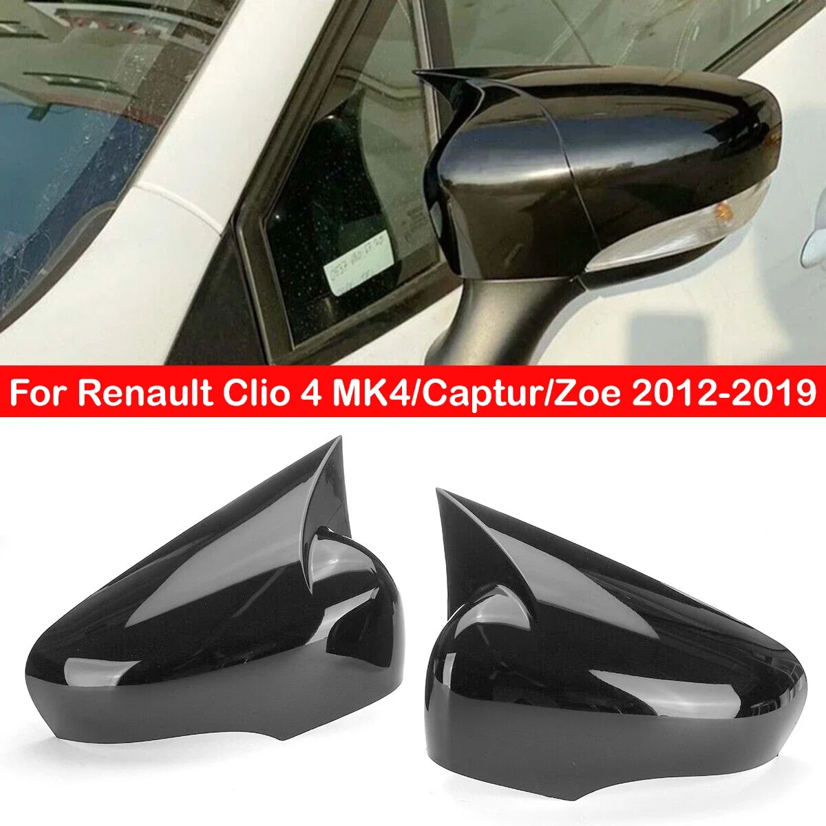 For-Renault-Clio-4-MK4-Captur-Zoe-2012-2019-Car-Rearview-Side-Mirror ...