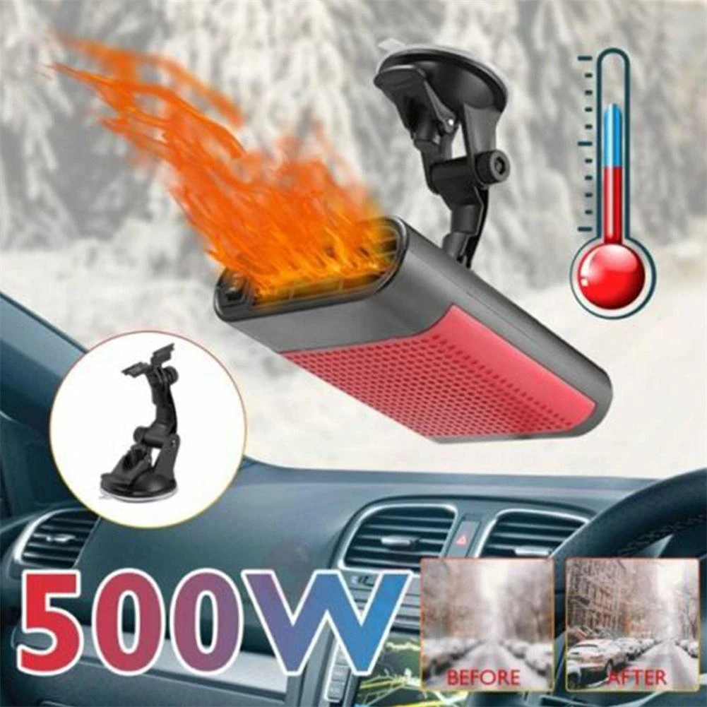 12v 500w Car Air Heater Fast Hot Warm Air Blower Quick Heating ...
