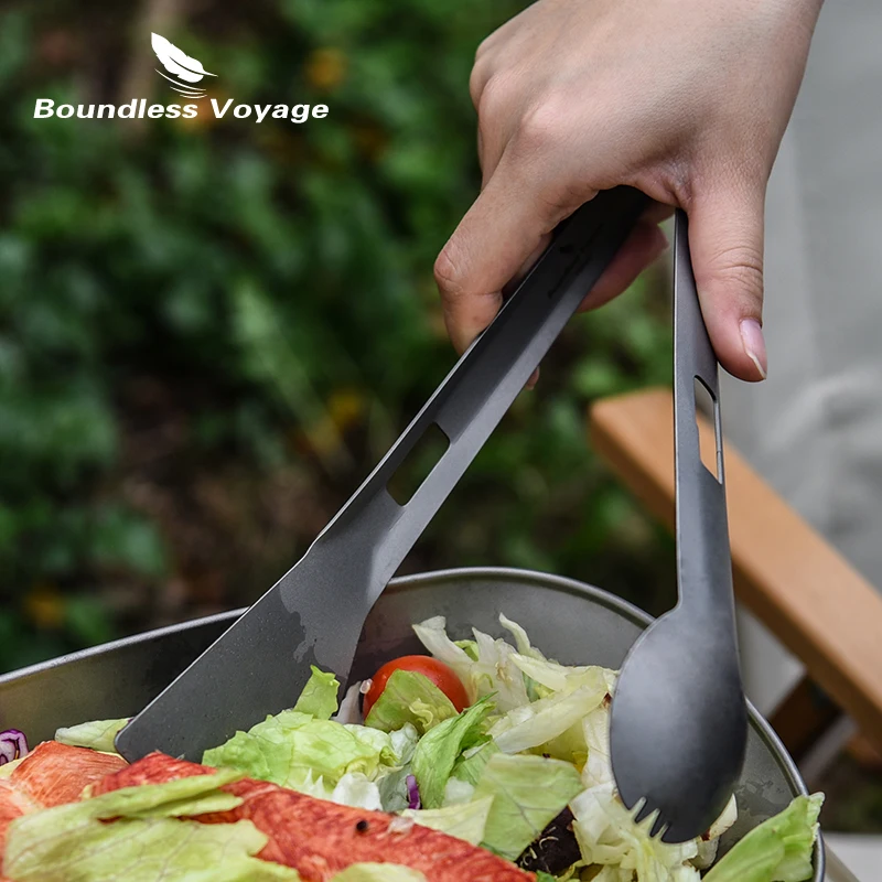 Boundless-Voyage-Titanium-Alloy-Spork-Shovel-Clip-Set-Tong-Spoon ...