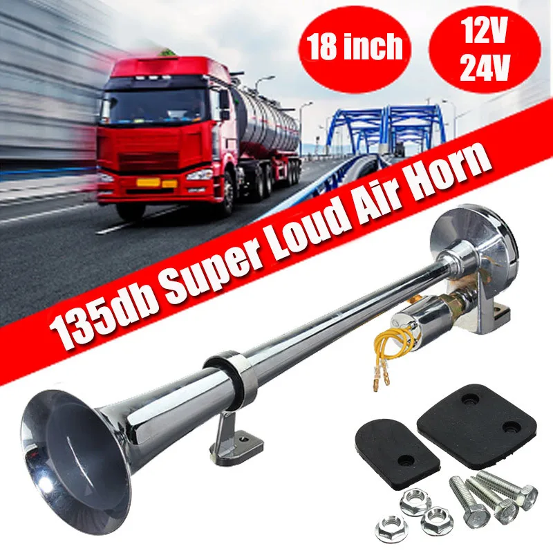 18-inch-Electric-Air-Horn-139db-Super-Loud-Car-Siren-Tone-Pump-Loud-12V ...