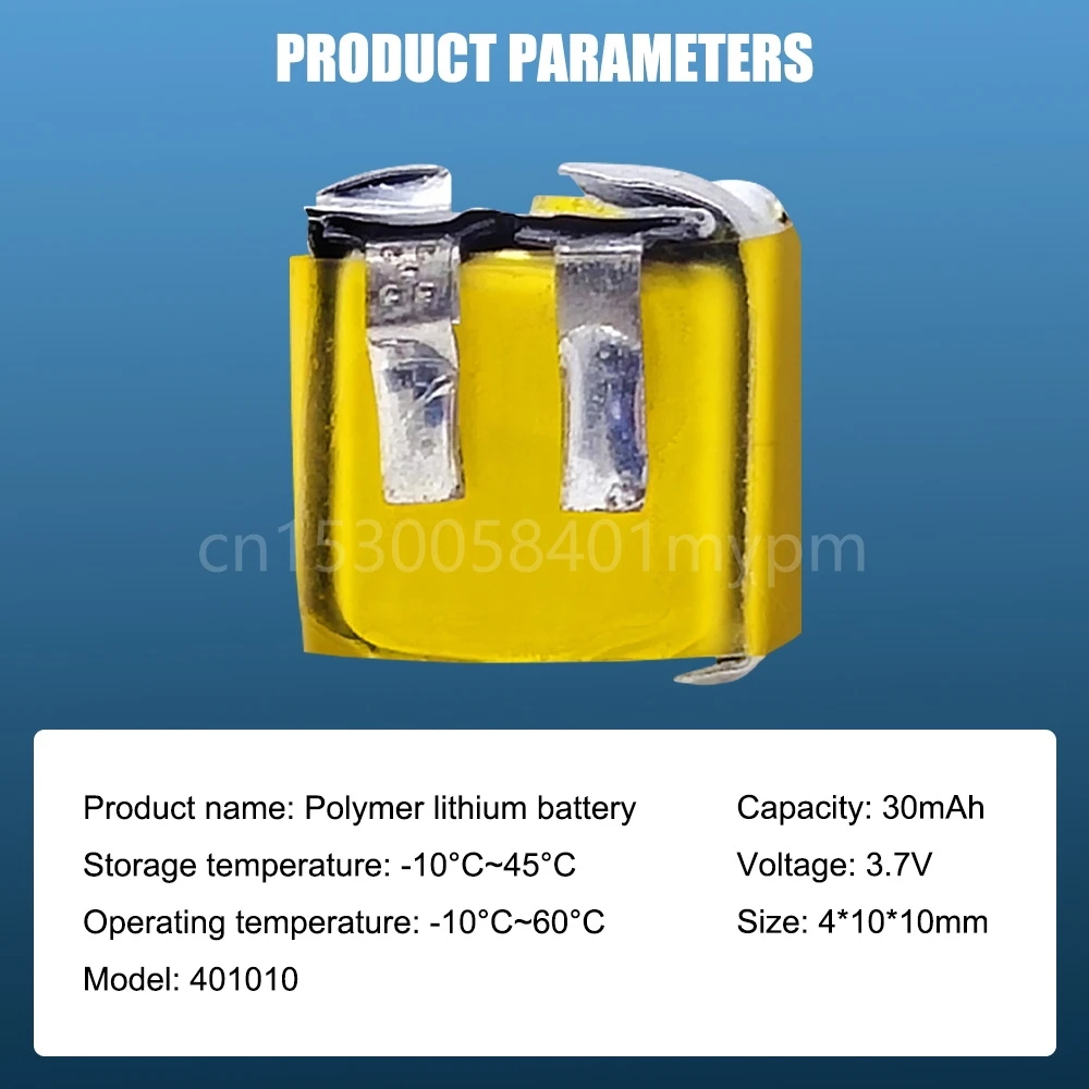 Rechargebale Battery | Rechargeable Batteries - 401010 400909 30mah 3 ...