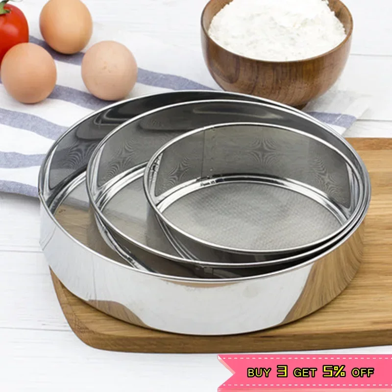 304-Stainless-Steel-Ultra-fine-60-Mesh-Filter-Kitchen-Mesh-Flour-Sifter ...